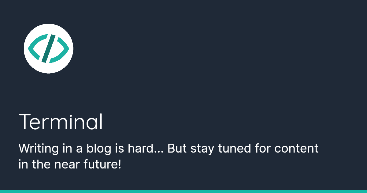 Terminal | The Frontview